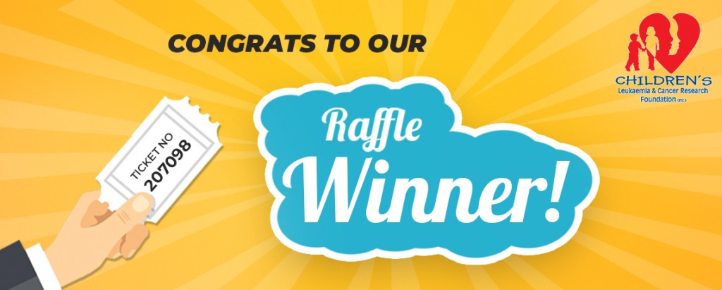 Congratulations to the Raffle Winner! - Child Cancer Research Foundation